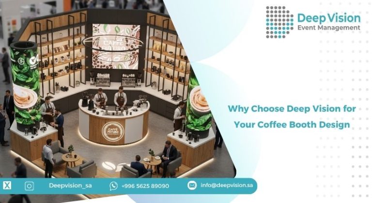 Modern Coffee Booth Design for Exhibitions